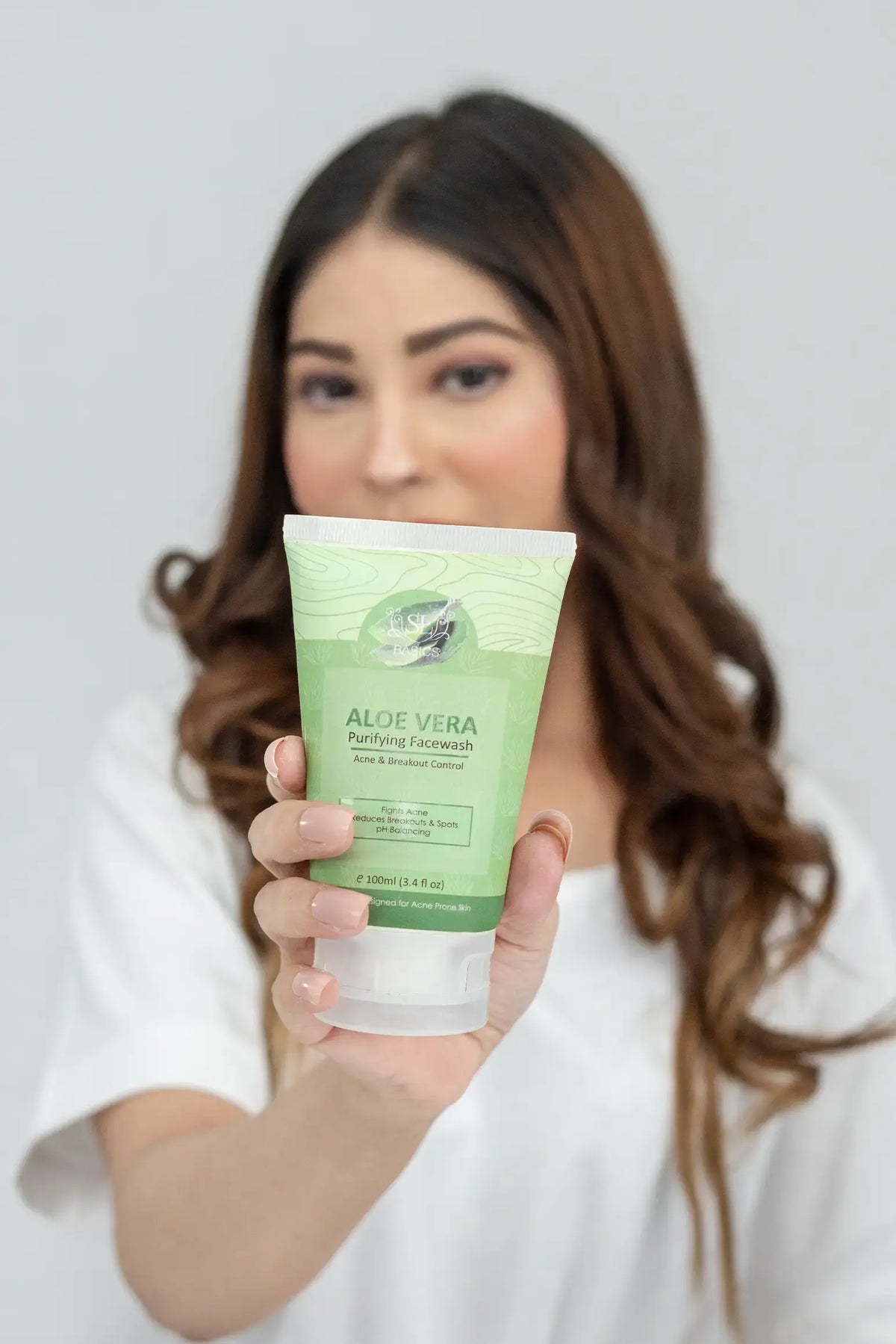 Aloe Vera Face Wash for Oily & Sensitive Skin | SL Basics