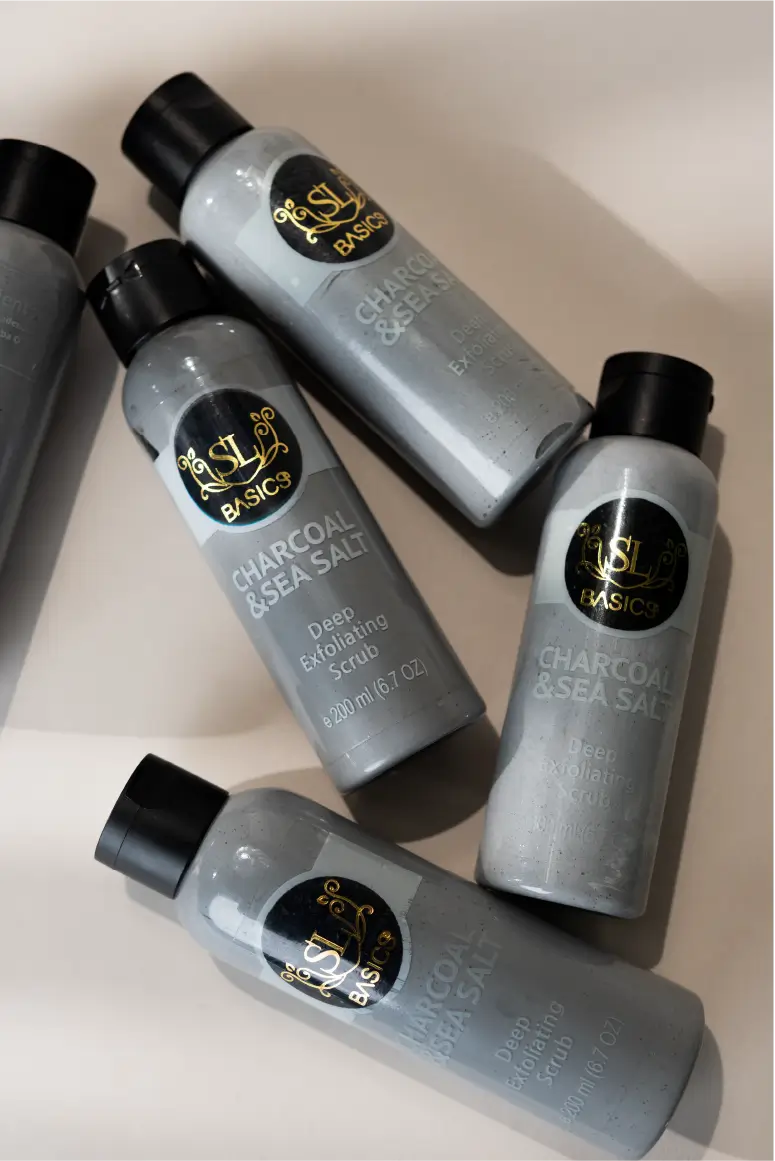 Scrub | Charcoal & Sea Salt | SL Basics